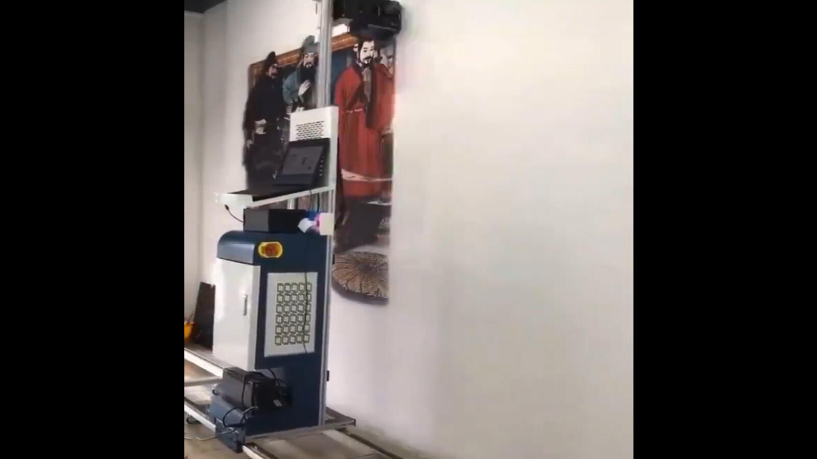 AI in art! machine as an amazing mural artist