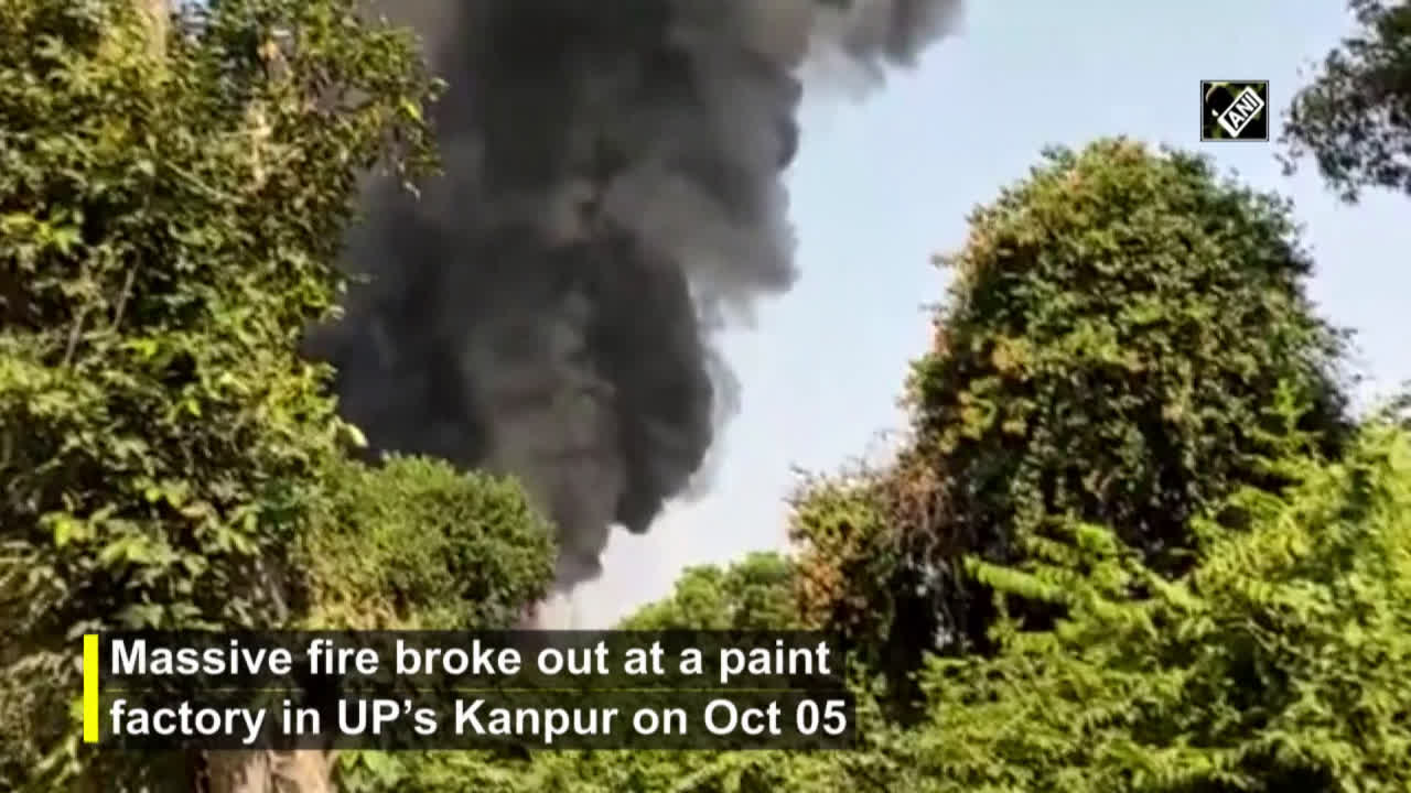 Fire breaks out at paint factory in Kanpur