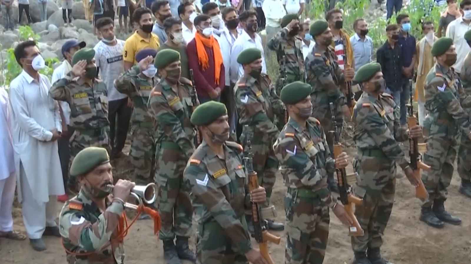 J&K: Last rites of martyr Sukhdev Singh performed in Udhampur