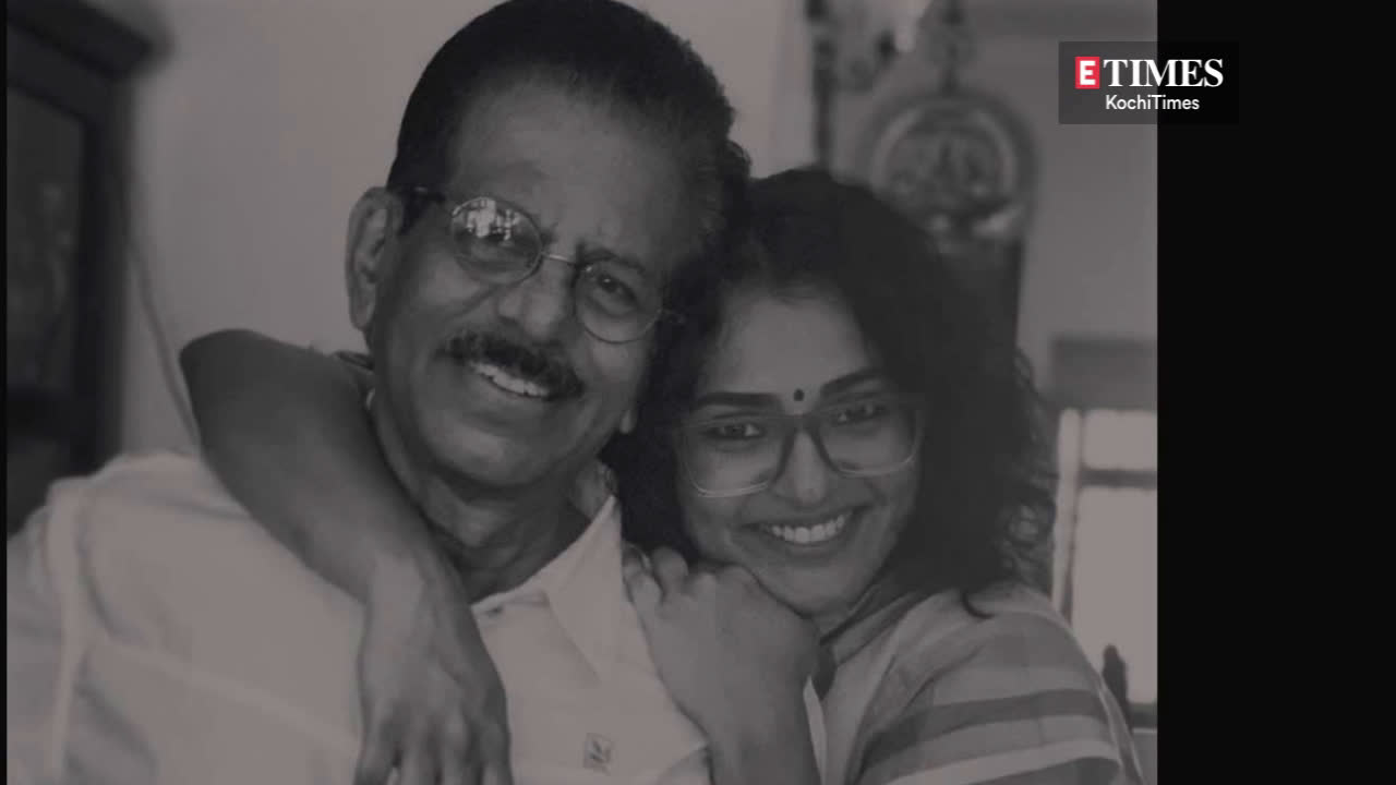 Parvathy's cute selfie with dad