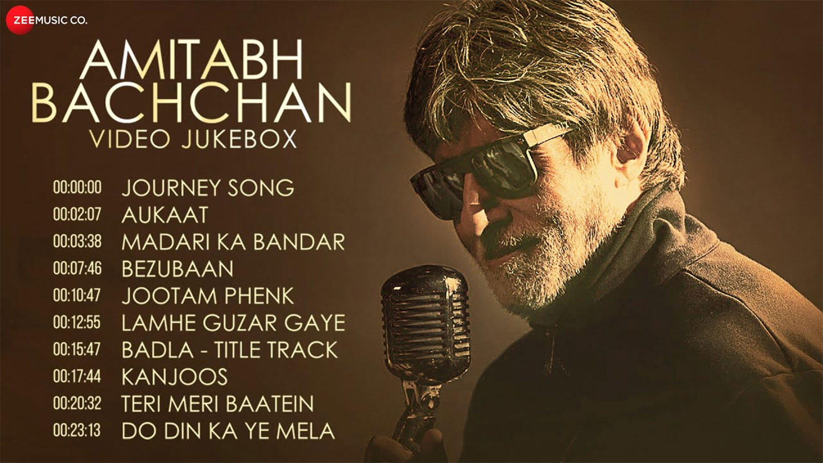 Watch Popular Hindi Hit Music Video Song Jukebox Of 'Amitabh Bachchan'