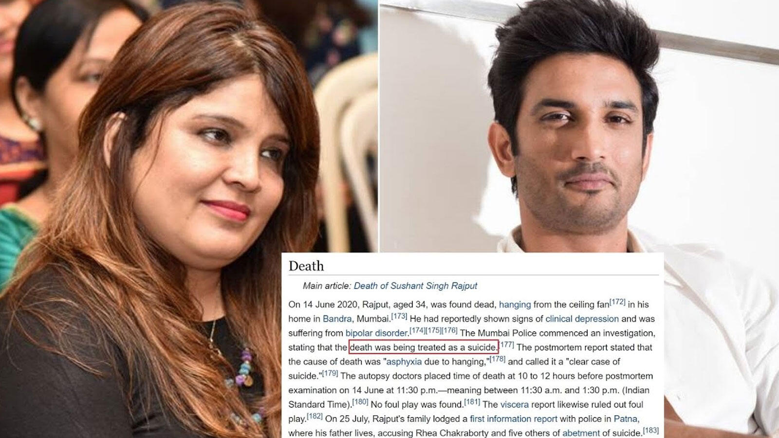 Sushant Singh Rajput's friend Smita Parikh wants Wikipedia to change ...