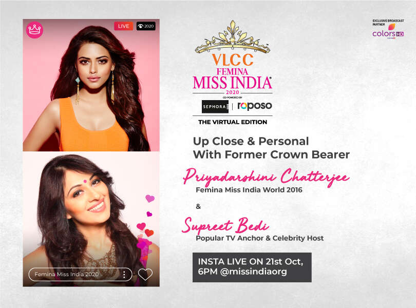 Stay tuned as we go live with Priyadarshini Chatterjee and Supreet Bedi