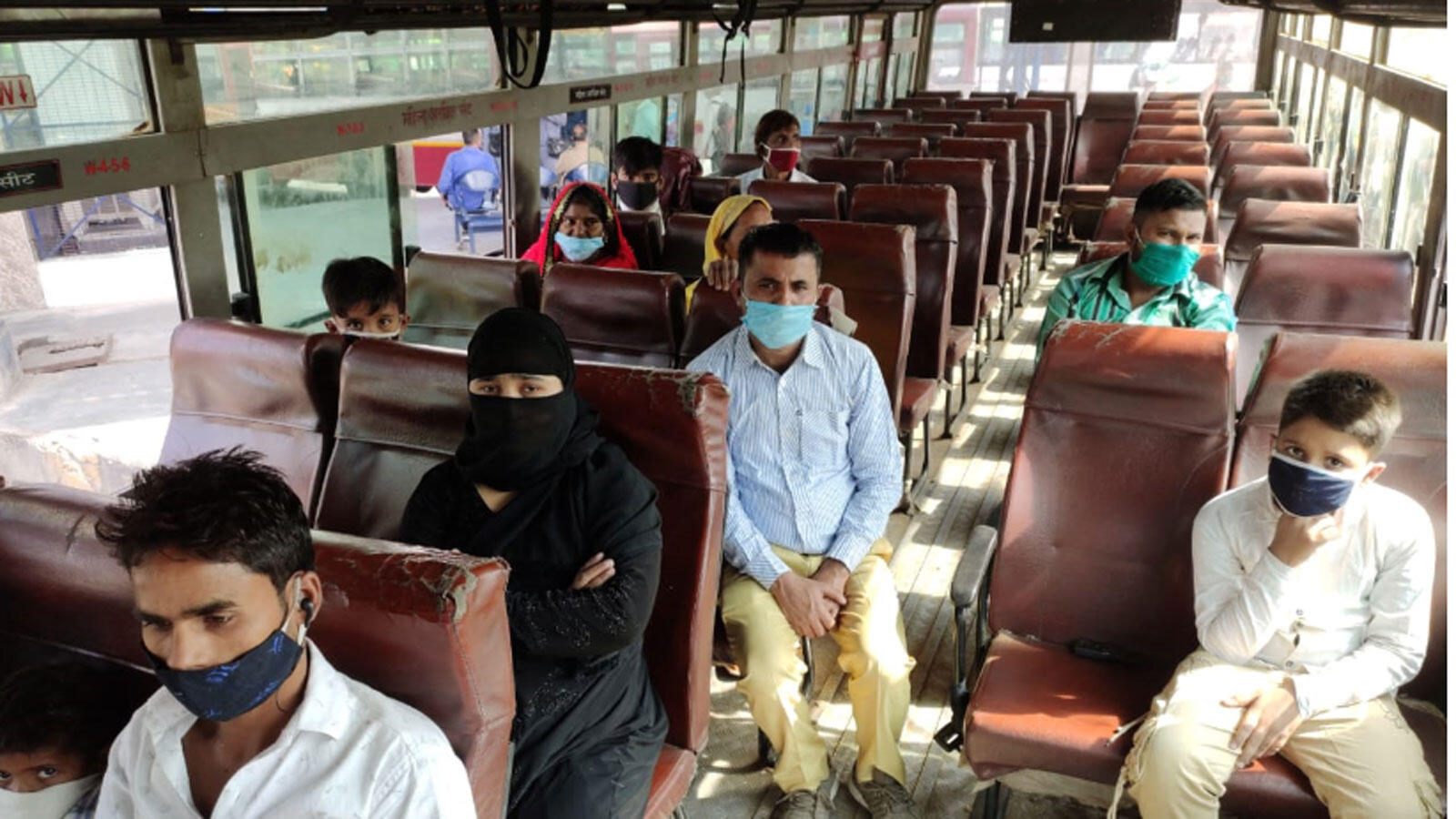 Delhi: Interstate bus services begin after 7 months, but passengers ...
