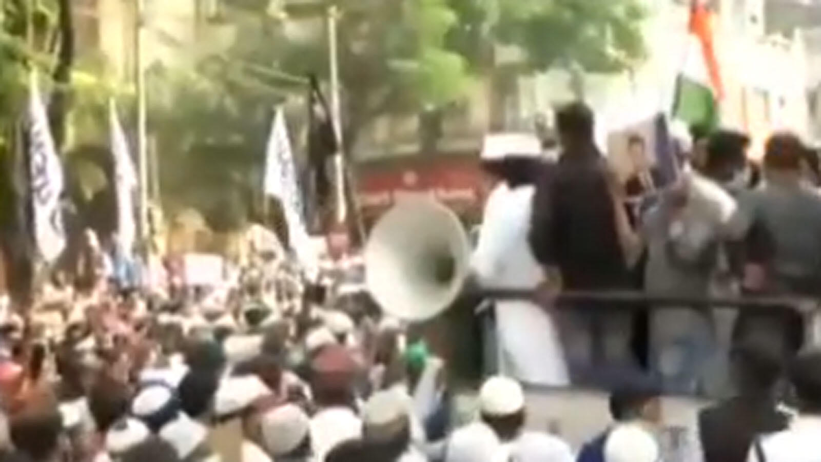 Muslim groups stage protest against French President Macron in Kolkata