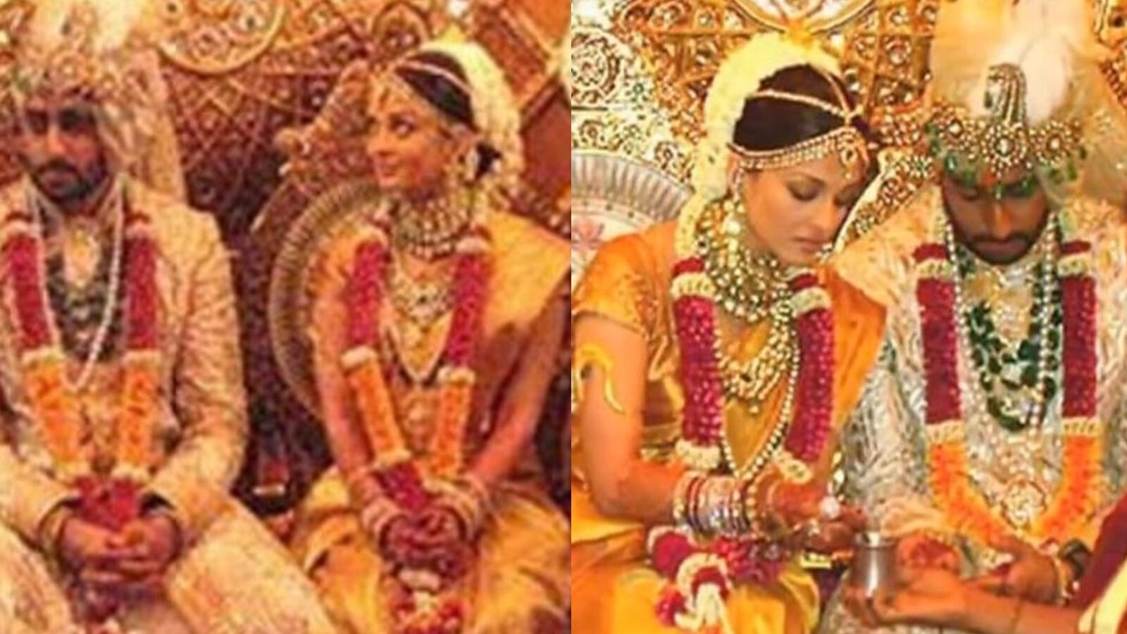 Did you know Aishwarya Rai Bachchan's wedding sari had real gold thread ...