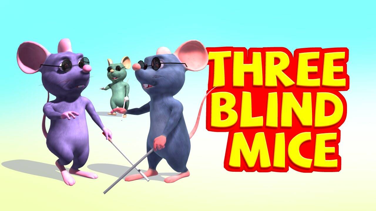 Nursery Rhymes in English: Children Video Song in English 'Three Blind ...