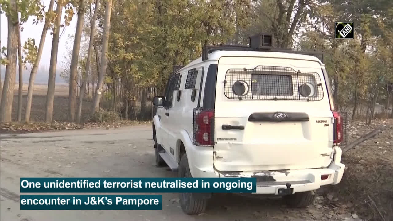 Terrorist neutralised in J&K’s Pampore, encounter continues