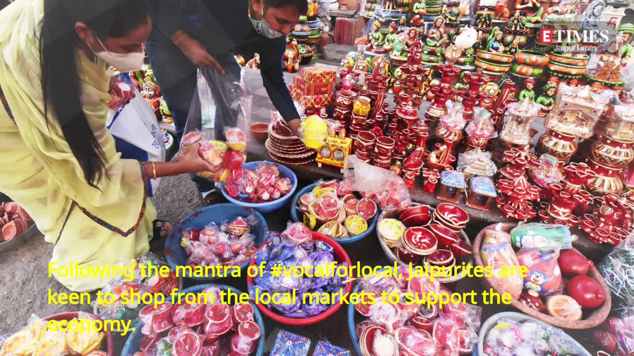 Jaipur’s local markets are all decked up for festive shopping