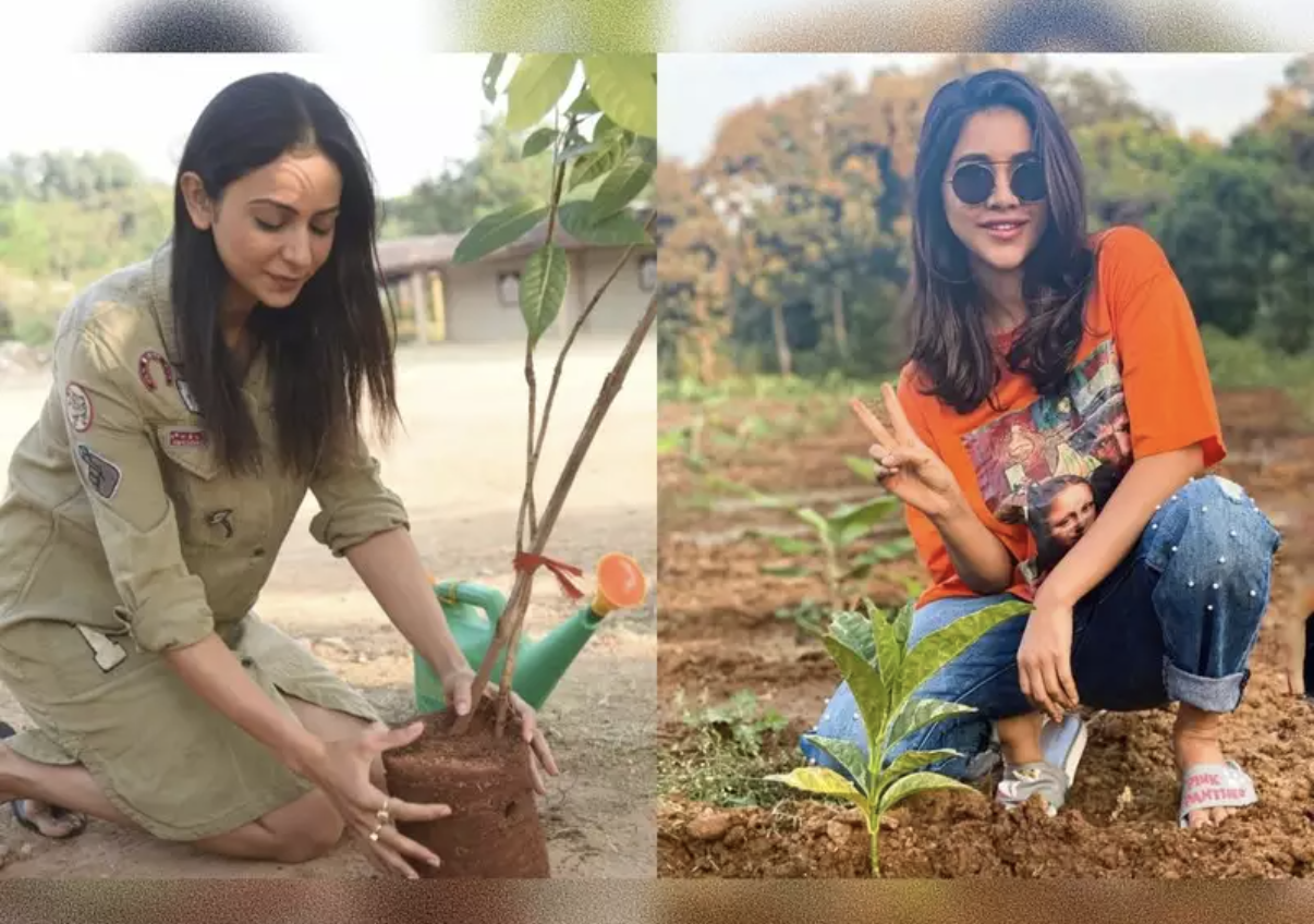 Rakul Preet Singh and Nabha Natesh take up the Green India Challenge