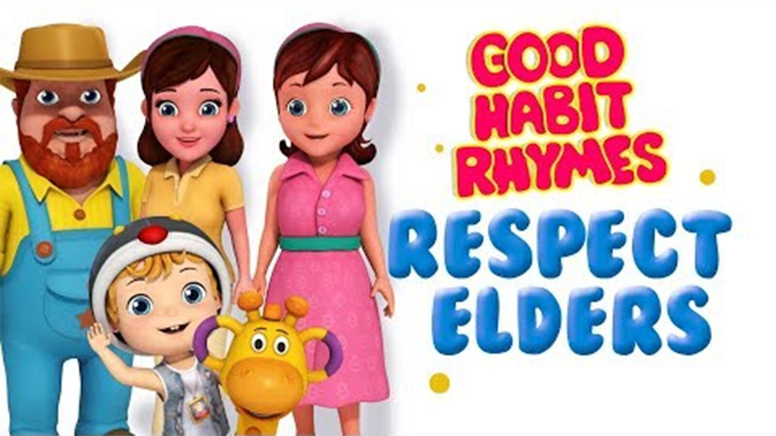 English Kids Poem: Nursery Song in English 'Respect Elders Good Habit'