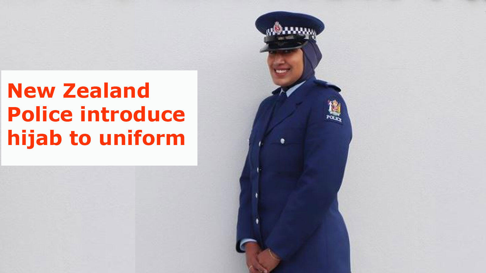 New Zealand Police introduce hijab to uniform