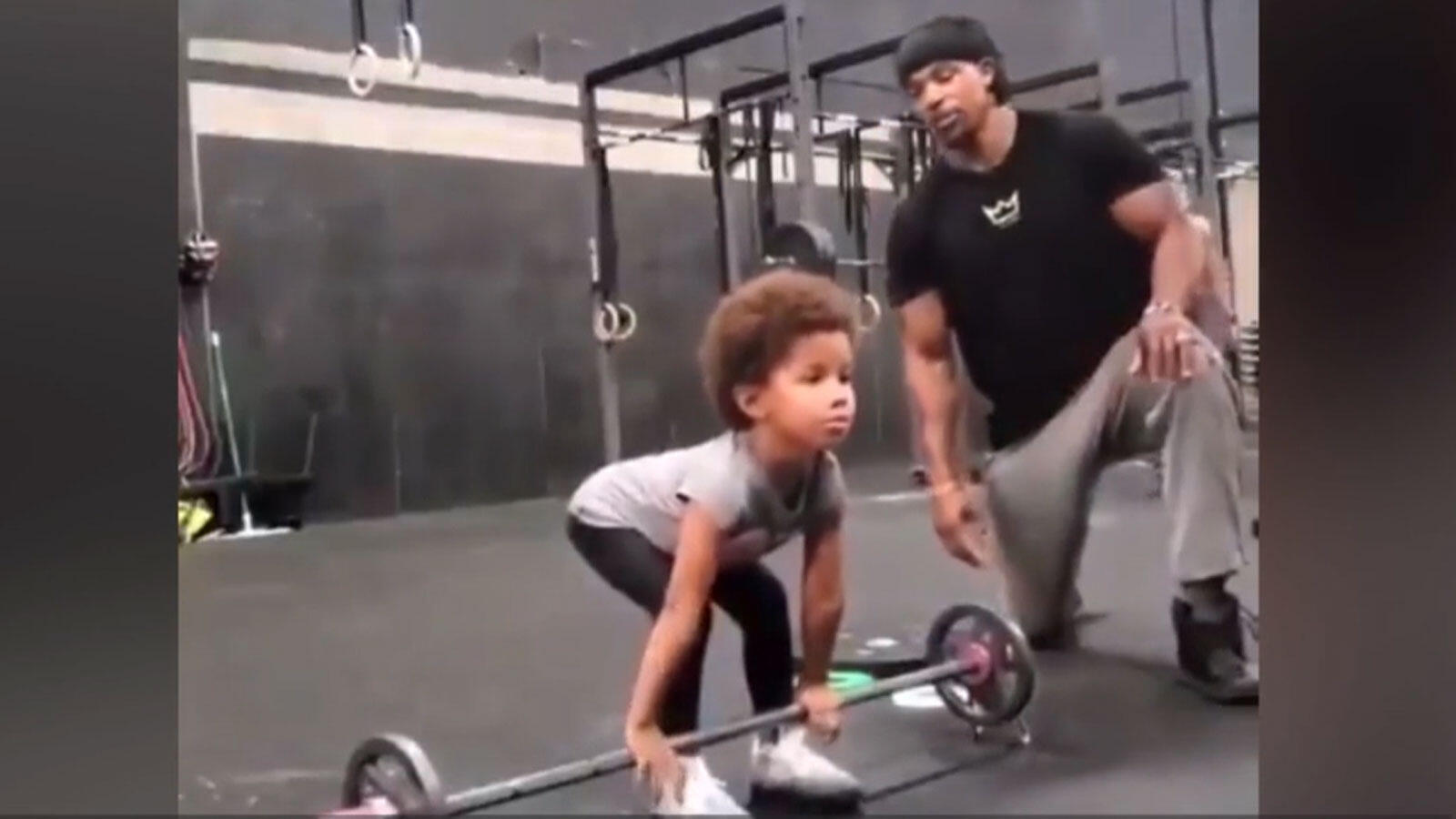 Watch: Little girl goes viral for pulling off a 'deadlift'