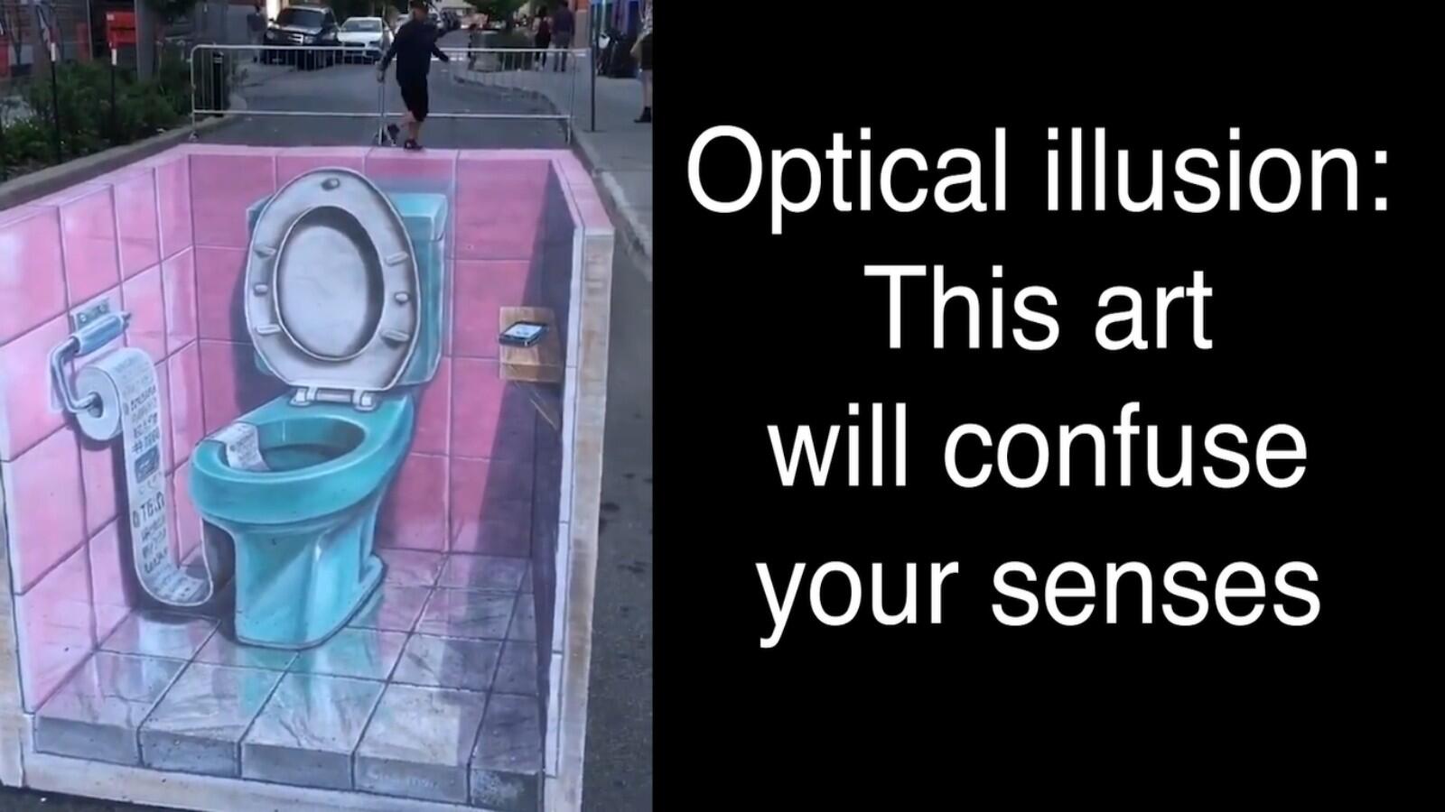Optical illusion: This art will confuse your senses