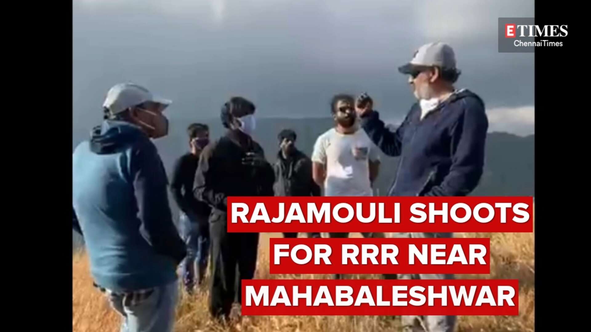 SS Rajamouli shoots with NTR Jr & Ram Charan near Mahabaleshwar