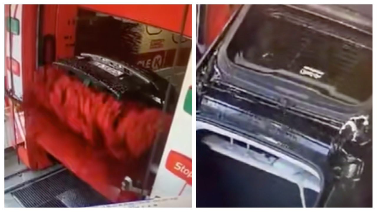 Car washing gone wrong