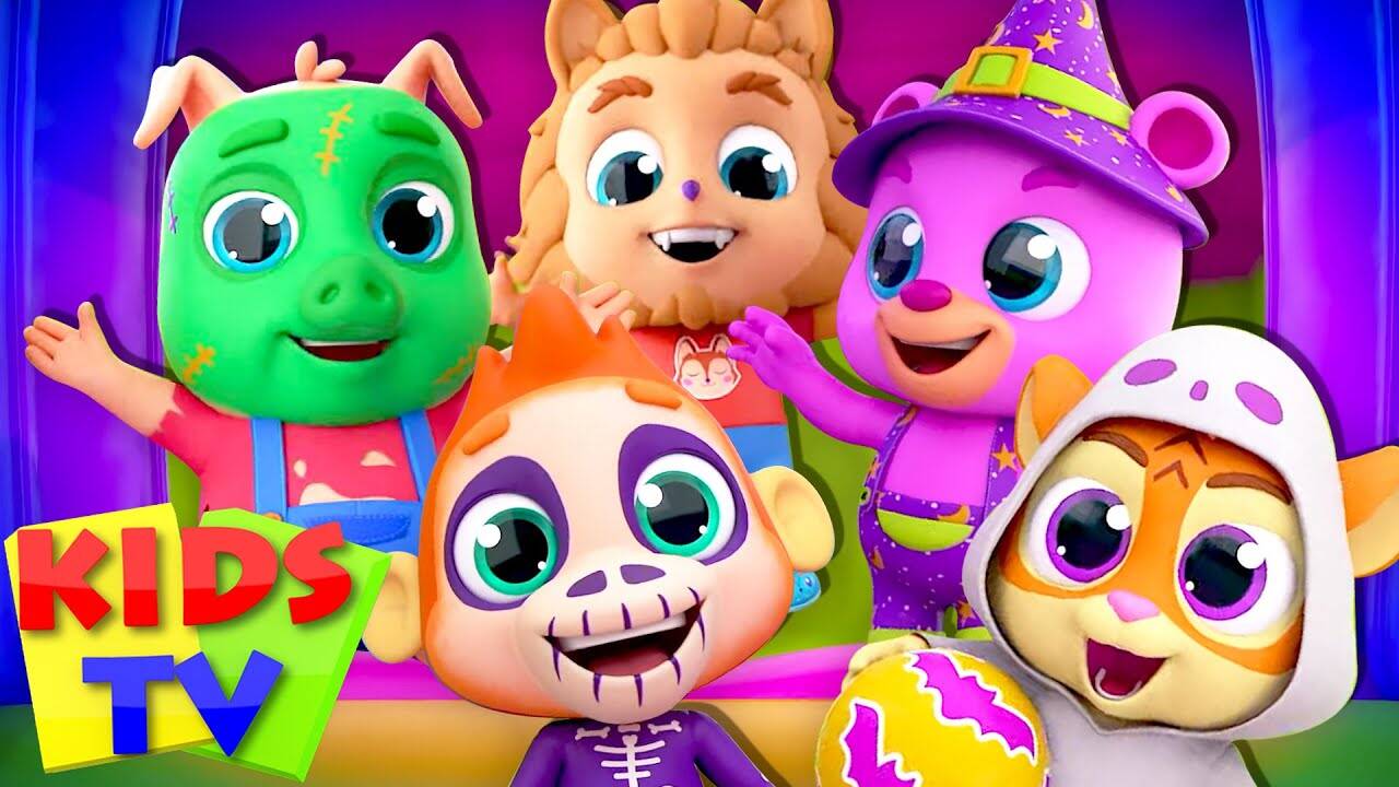 English Nursery Rhymes: Kids Video Song in English 'Five Little ...