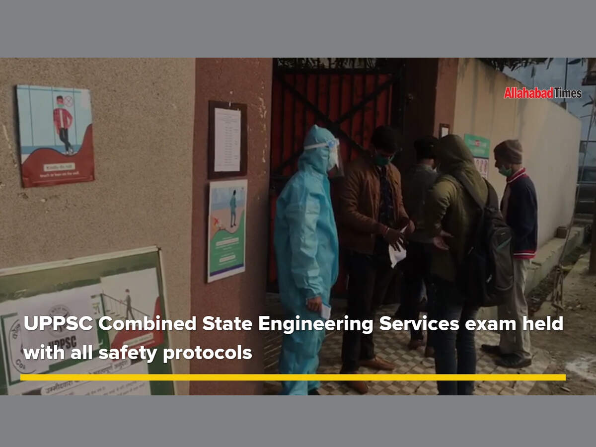 UPPSC Combined State Engineering Services exam held with all safety ...
