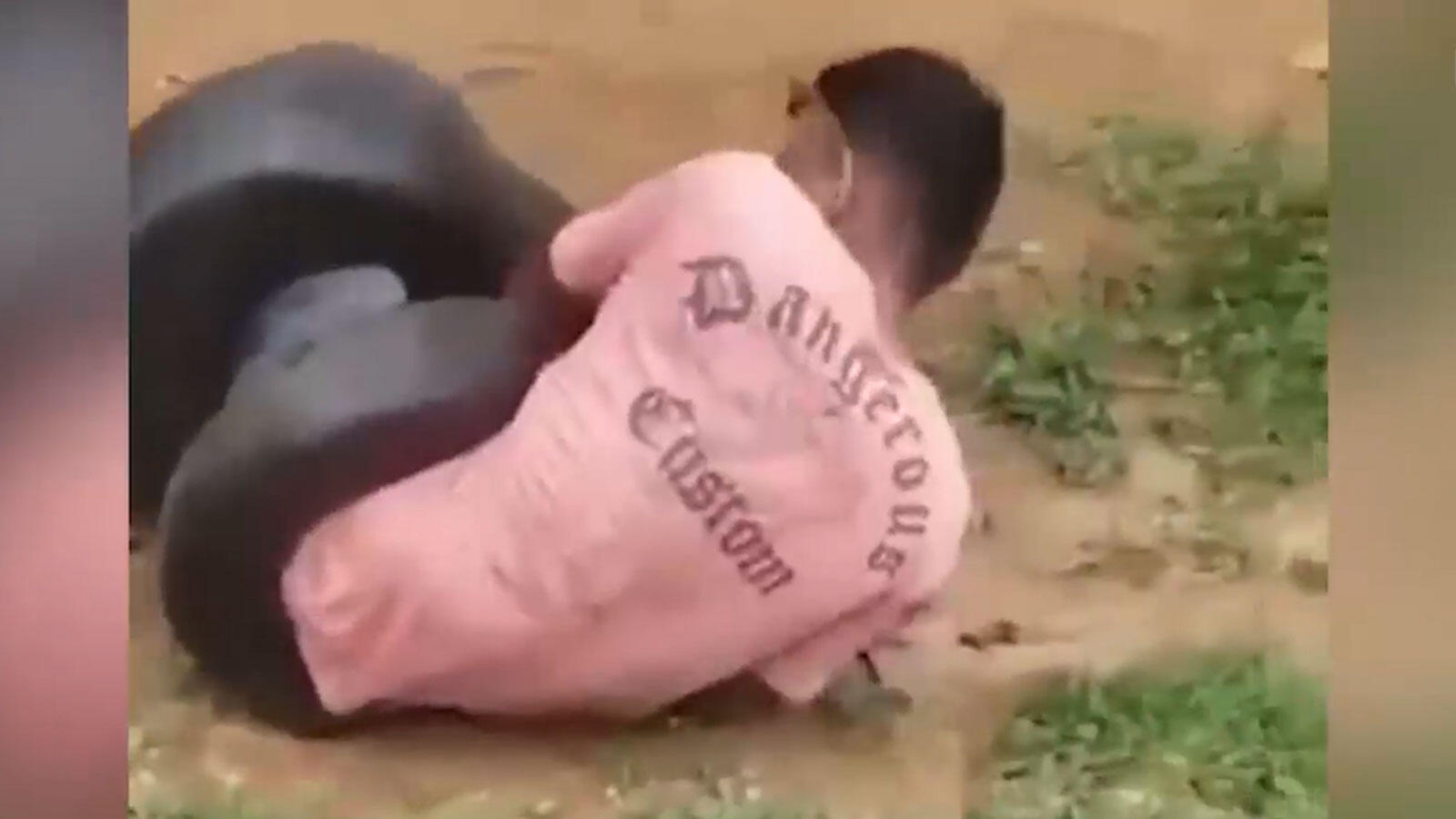 This man almost became a snack to a giant snake