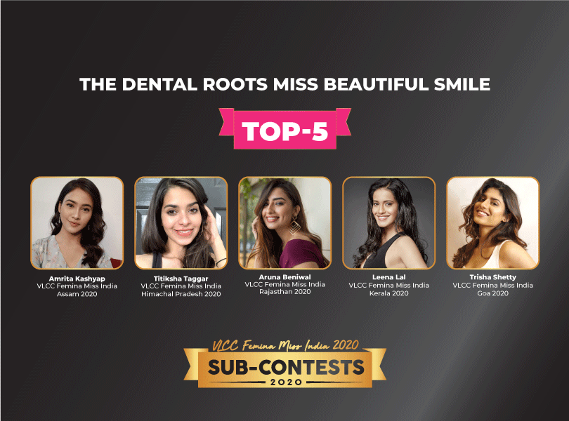 VLCC Femina Miss India 2020: 'The Dental Roots Miss Beautiful Smile ...