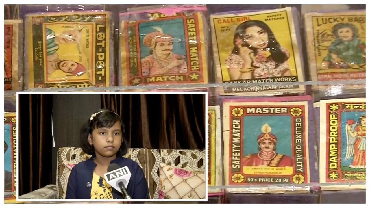 Odisha girl has massive collection of matchboxes from across globe
