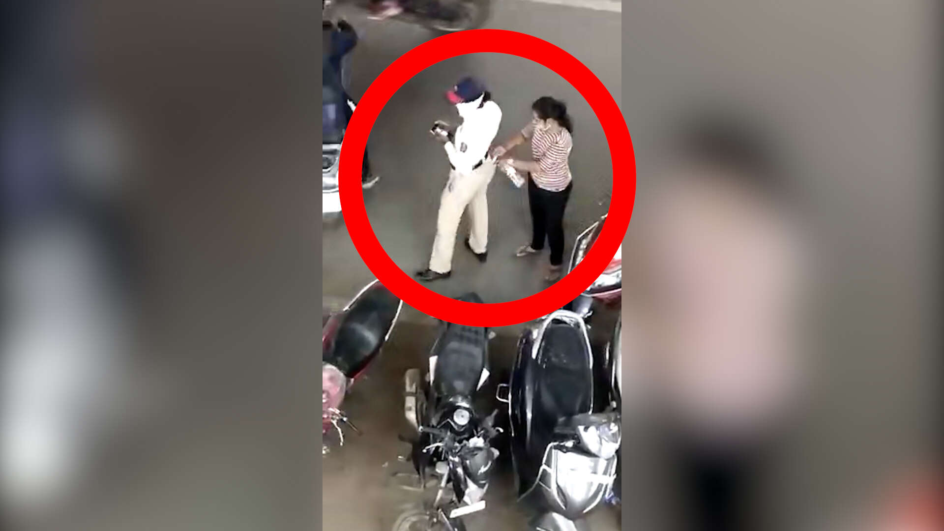 Viral video: Maharashtra traffic cop caught on cam taking bribe