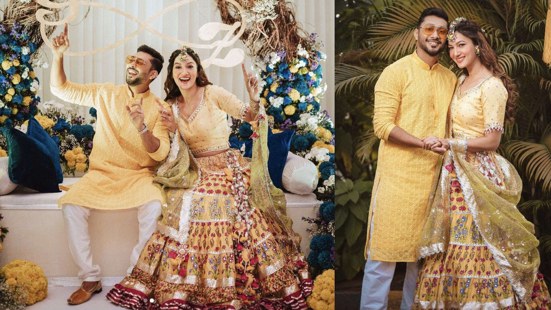 Gauahar Khan and Zaid Darbar wedding: The couple dances to the dhol ...