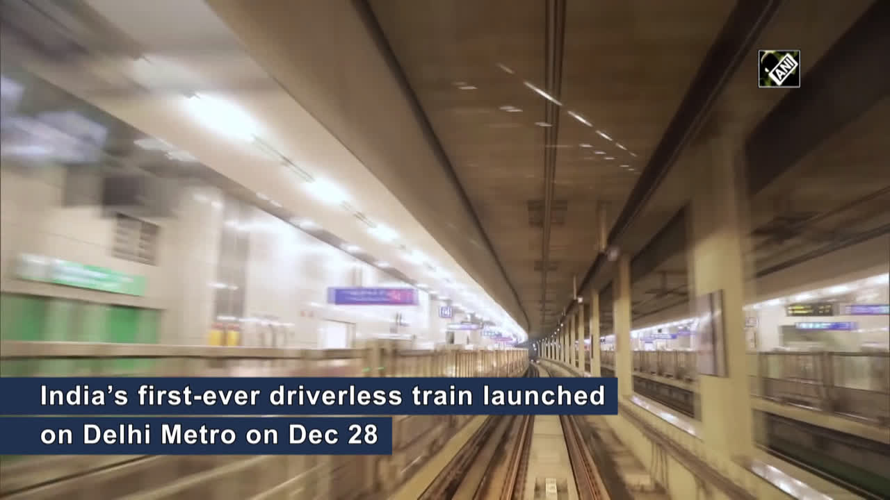 Watch: Country’s first driverless train begins operations