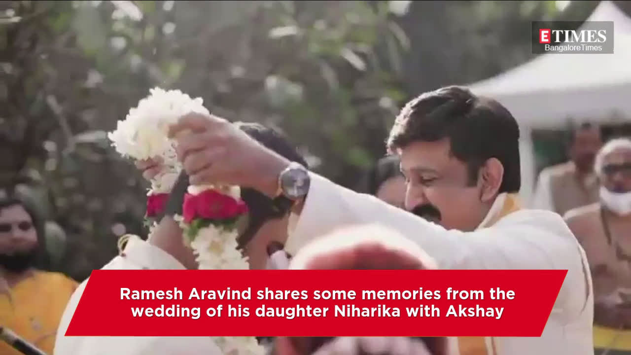 Ramesh Aravind shares a peek into his daughter Niharika's wedding ...
