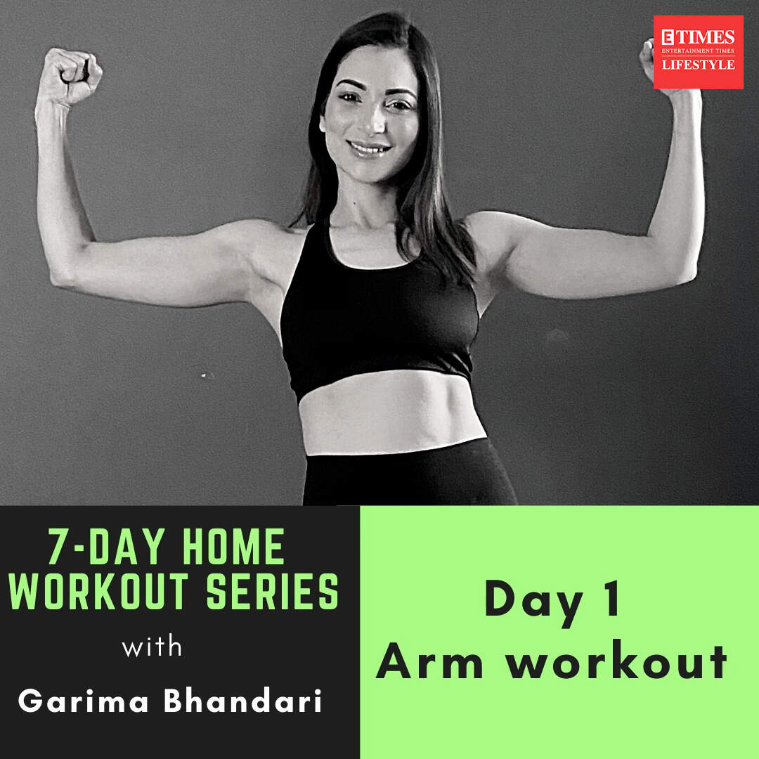 7-day home workout series with Garima Bhandari/Day 1- Arm workout
