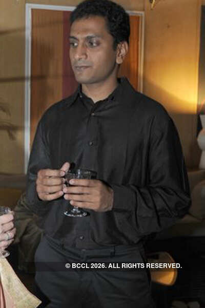 Siddharth Das during Nandita Das' felicitation at Chanakya Puri in ...