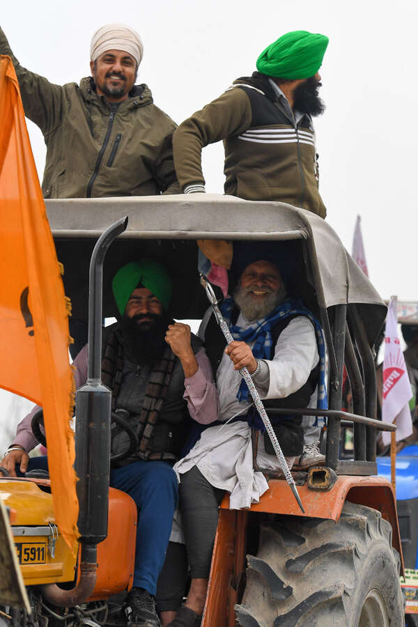 Farmers hold tractor rally at Delhi borders- The Etimes Photogallery Page 5