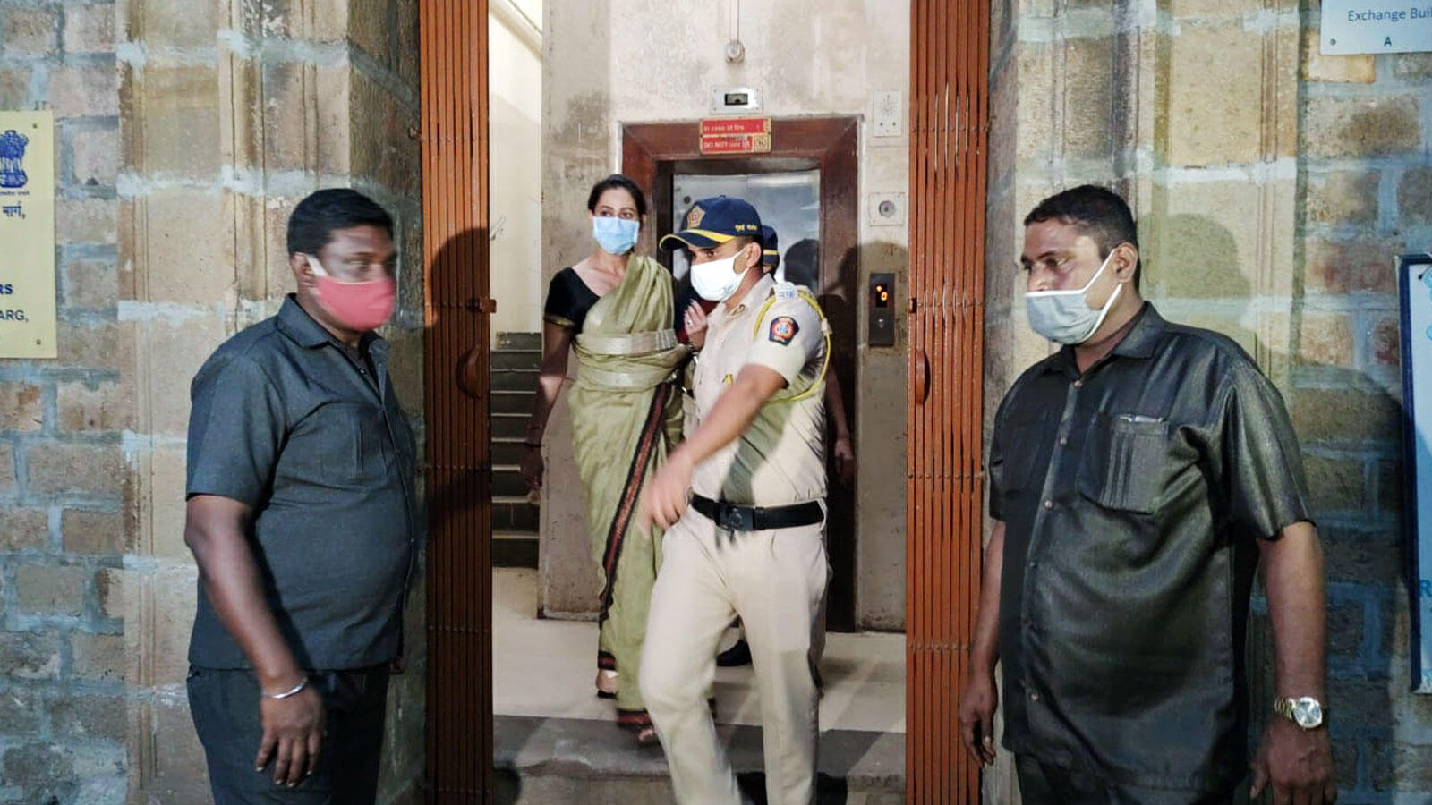 Arjun Rampal’s sister Komal Rampal steps out of the NCB office after ...