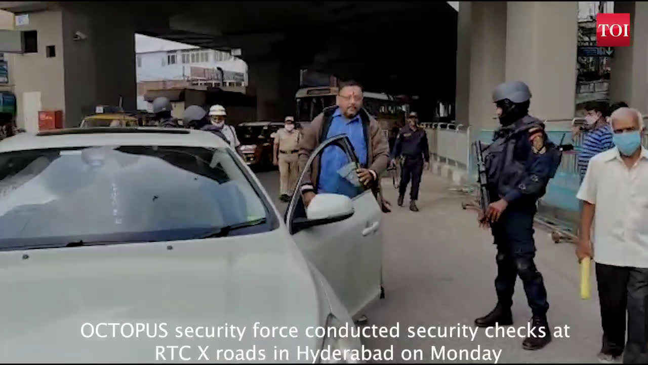 Hyderabad: OCTOPUS commandos conduct security checks