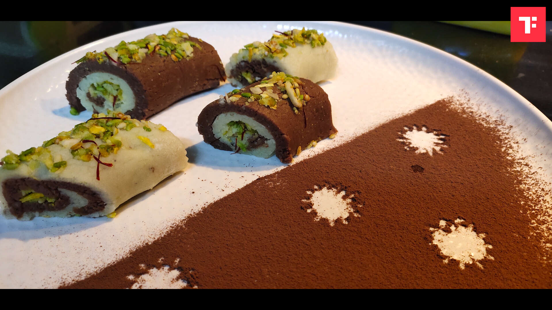 Watch: How to make Pistachio Chocolate Roll - Times Food