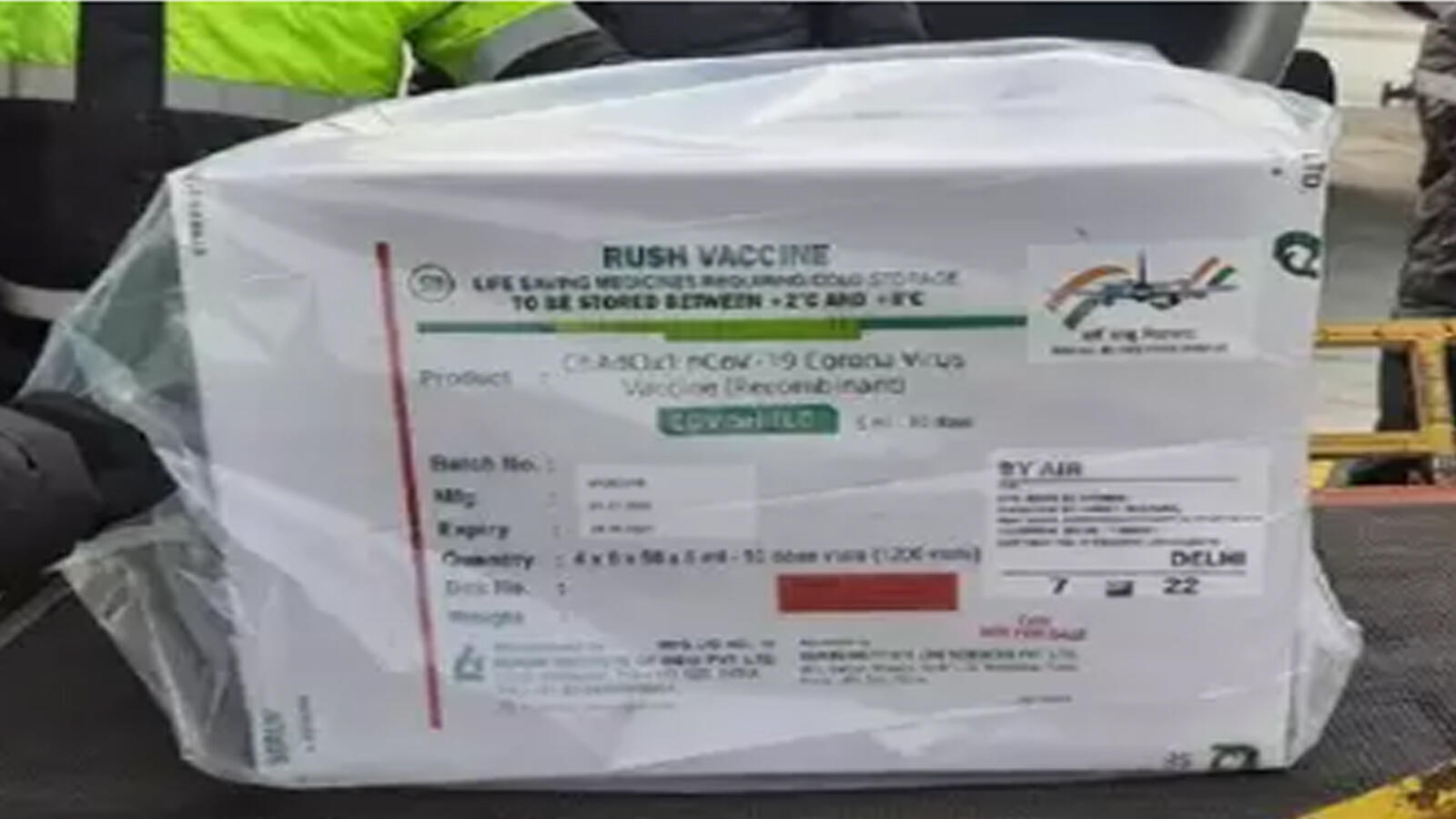 Covid vaccine: ‘Covishield’ reaches various locations across India