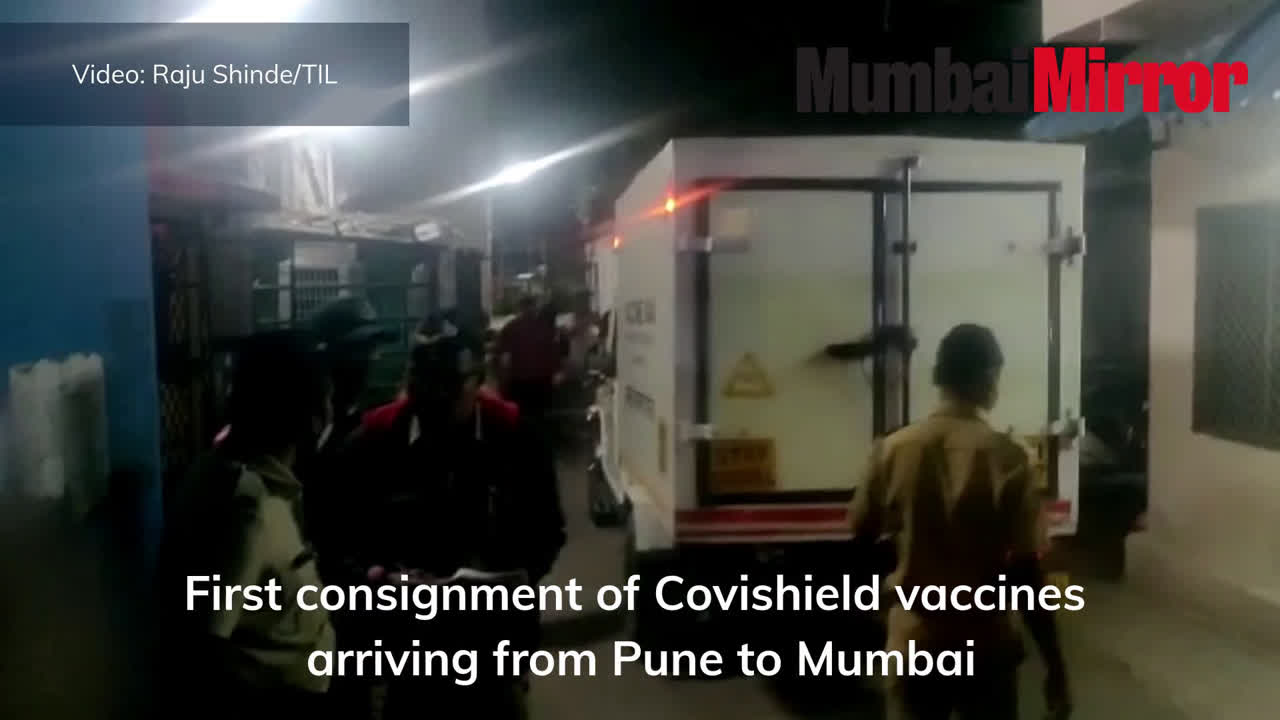 First consignment of Covishield vaccines arrive in Mumbai from Pune