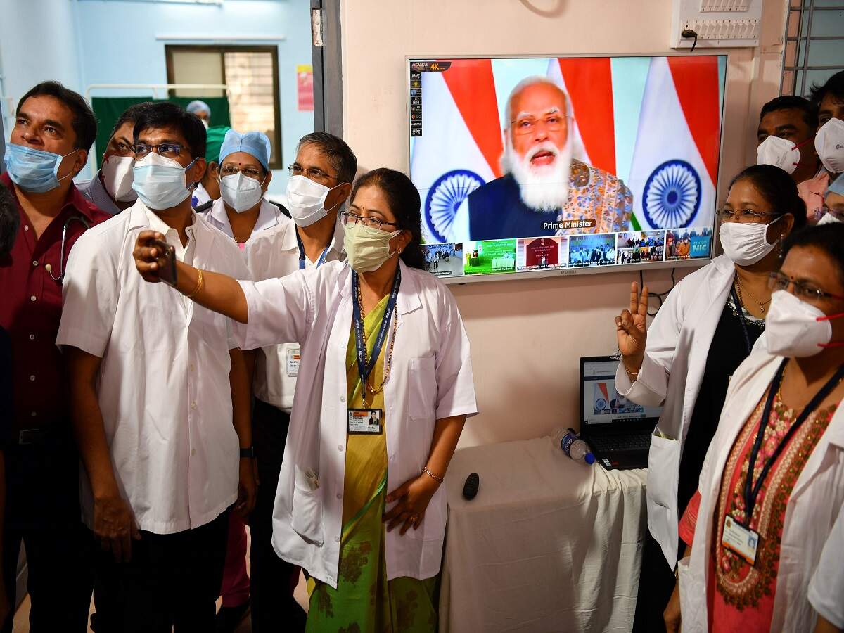 PM Modi launches nationwide vaccination drive against Covid-19