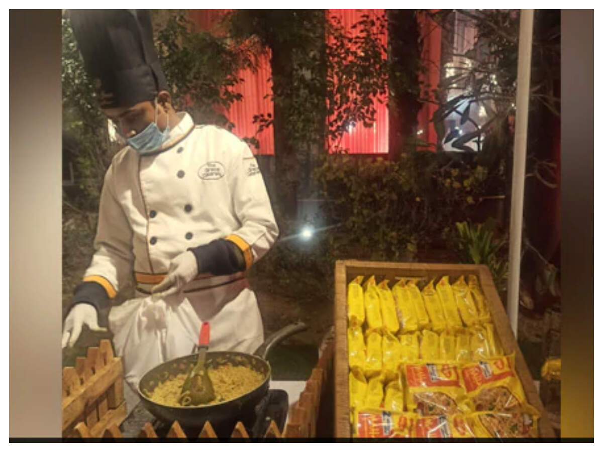 Is Maggi counter the next big thing in pandemic weddings - Times of India
