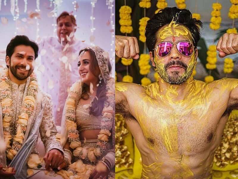 Varun Dhawan and Natasha Dalal wedding photos, marriage images ...