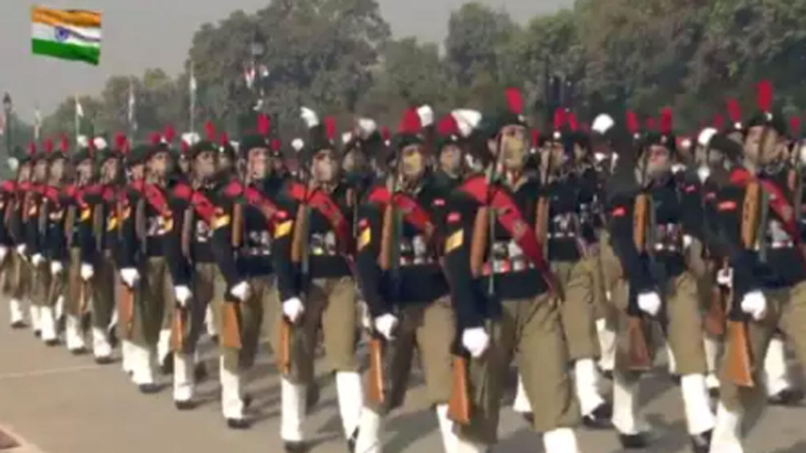 Republic Day 2021: NCC contingents march down Rajpath