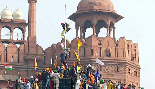 Tractor rally: Farmers march into Delhi protesting against farm laws