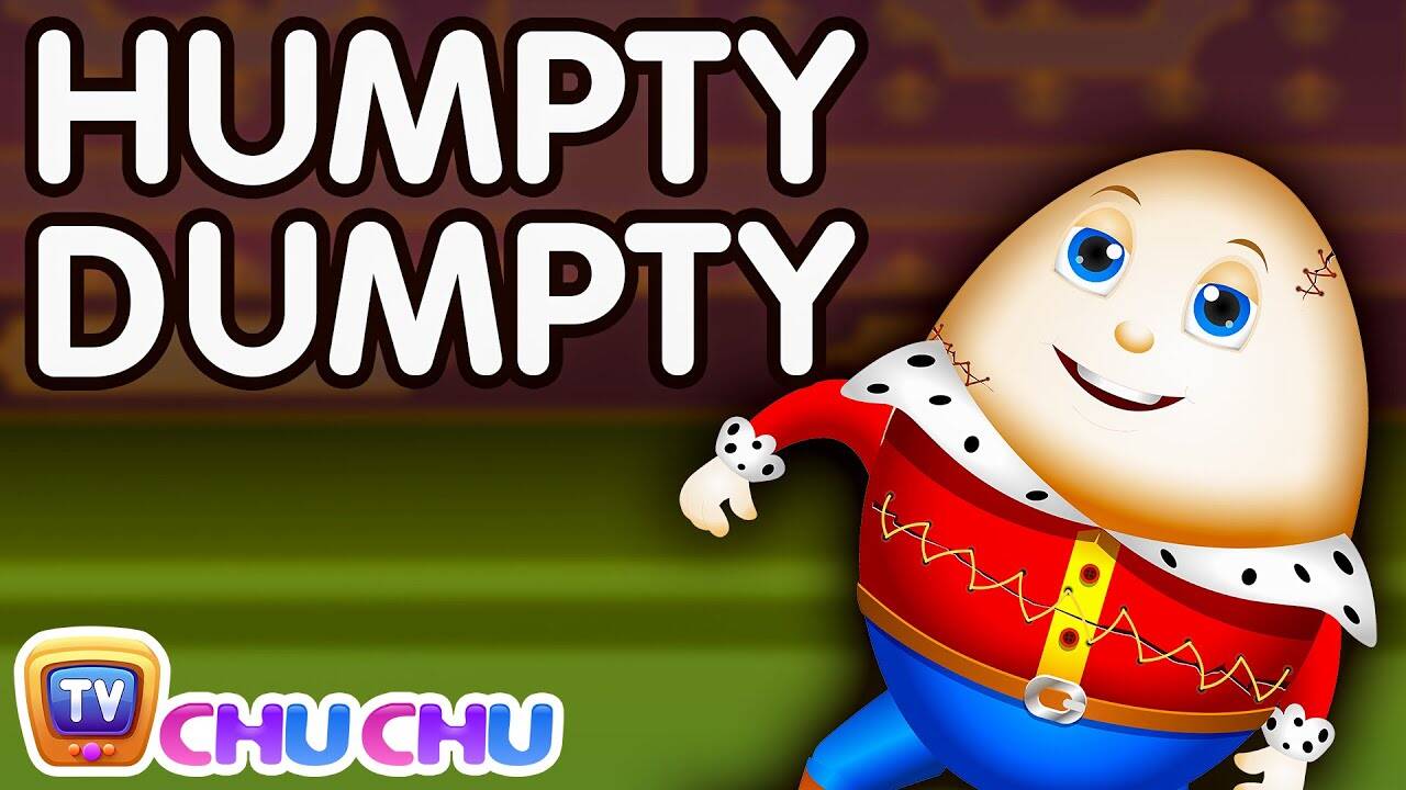 English Nursery Rhymes: Kids Video Song in English 'Humpty Dumpty'