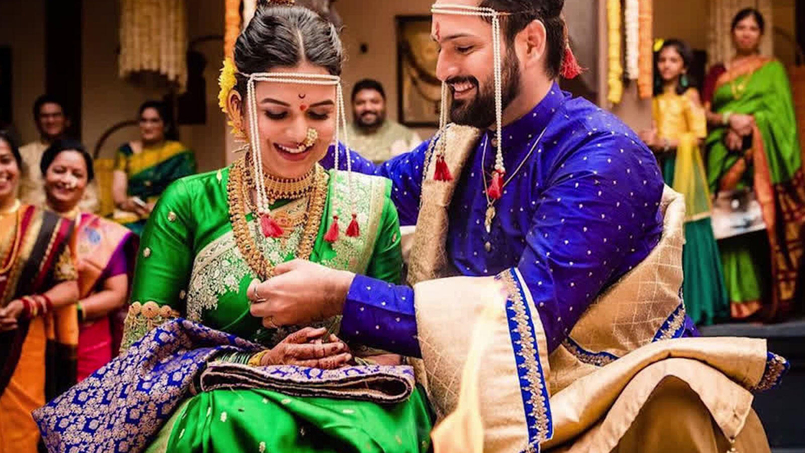 Siddharth Chandekar ties knot with Mitali Mayekar in a star-studded wedding