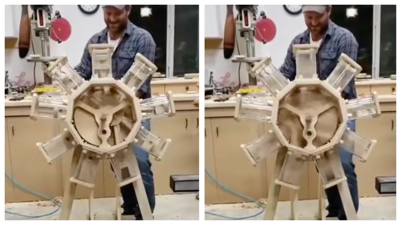 How it’s made: 9 cylinder radial engine