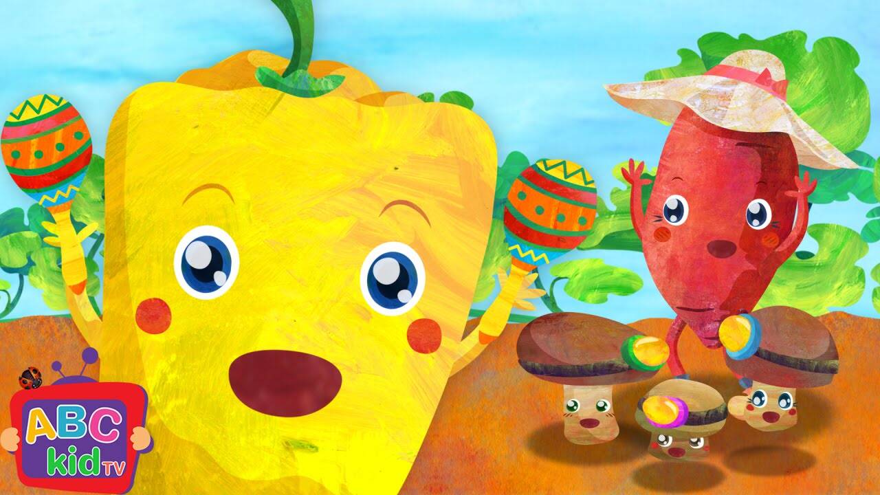 English Kids Poem: Nursery Learning Video Song in English 'Vegetables'