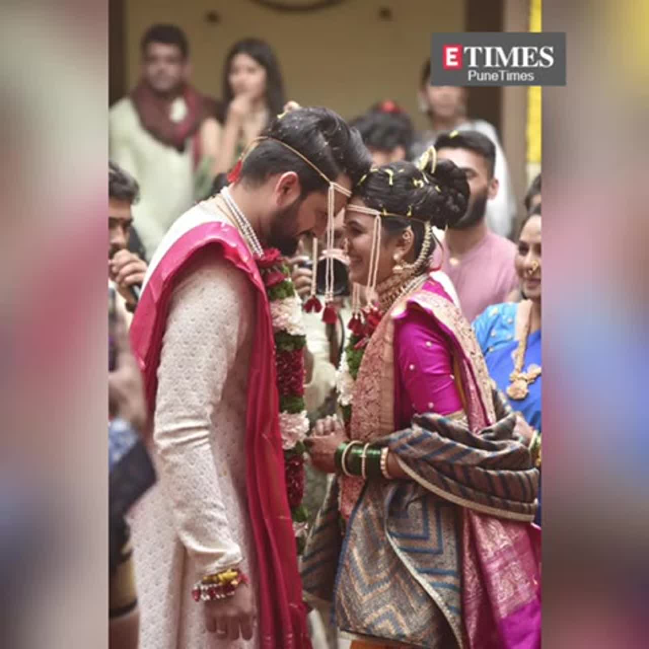 wedding ceremony: Glimpses from Siddharth Chandekar and Mitali Mayekar ...