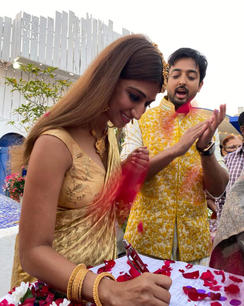 Inside pictures from Priyaank Sharma and Shaza Morani's wedding- The ...