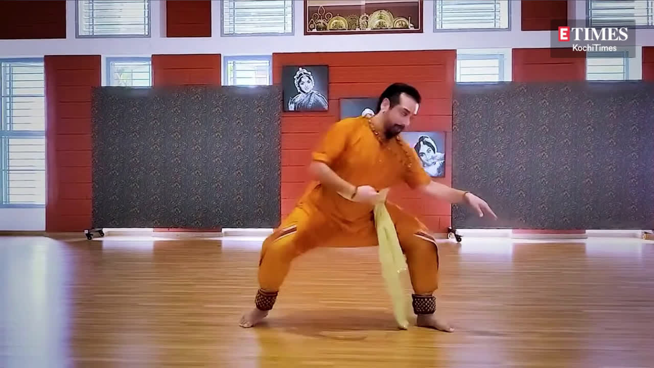 Vineeth shares a graceful dance performance