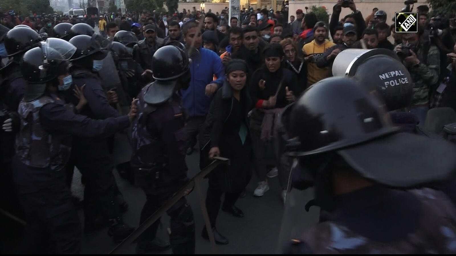 Several injured in anti-government clash in Nepal